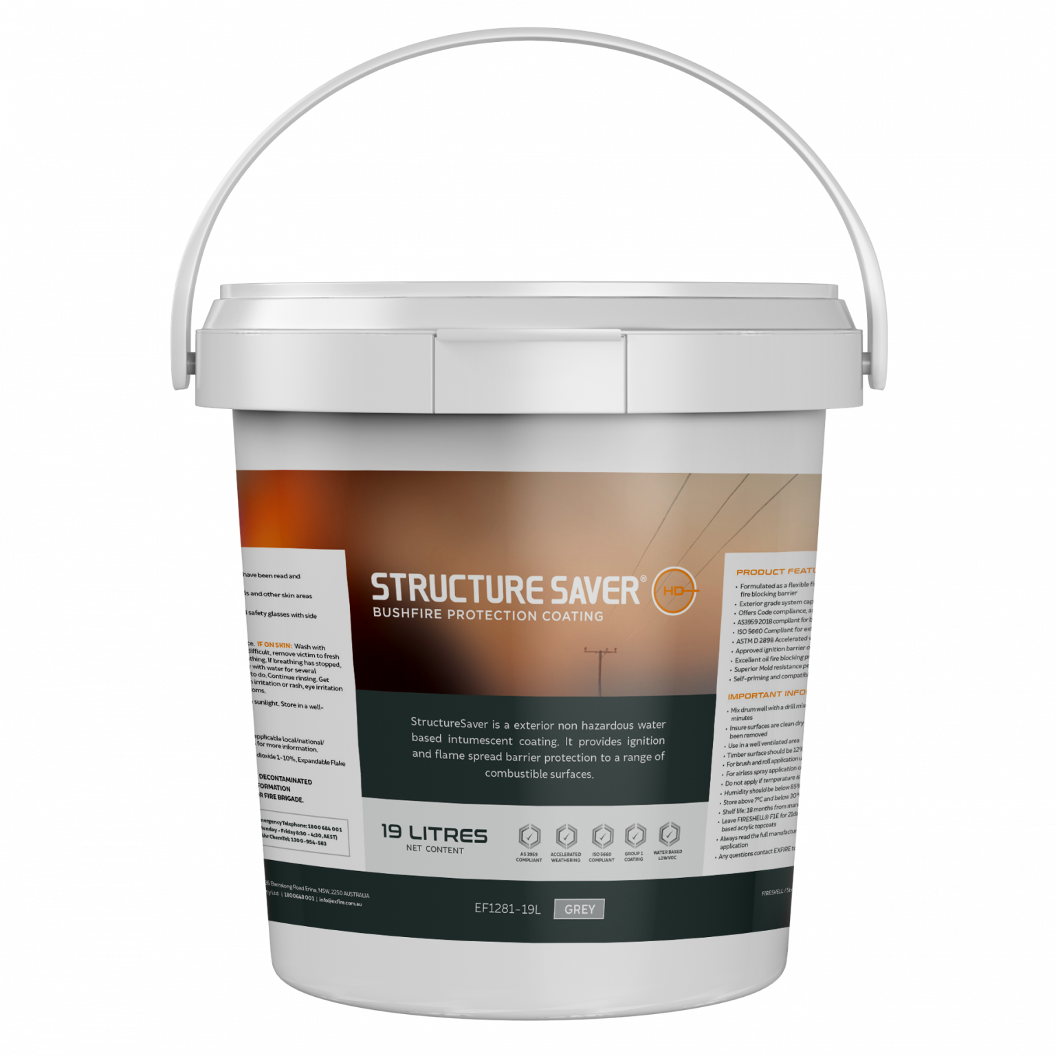 Structure Saver® HD - EXFIRE Fire Resistant Paint