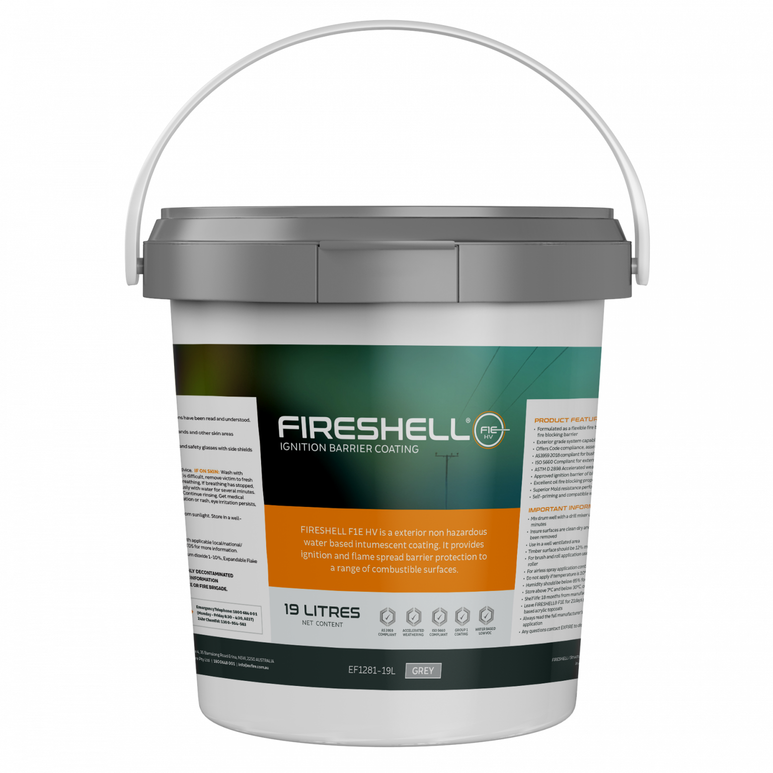 Fireshell® F1E HV - EXFIRE Fire Resistant Paint